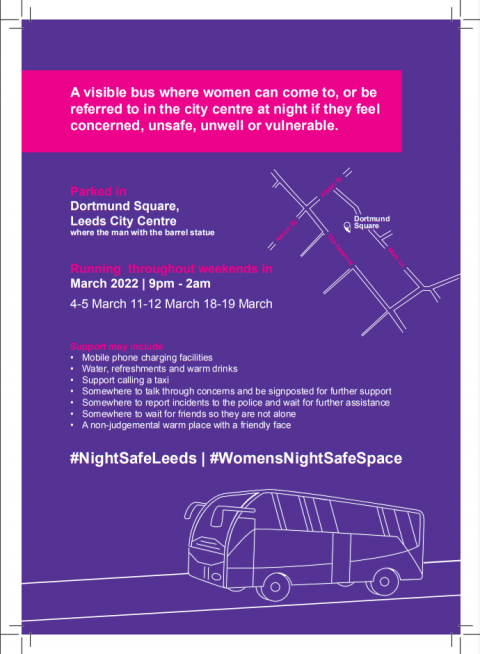 WOMEN'S NIGHT SAFE SPACE - Women Friendly Leeds